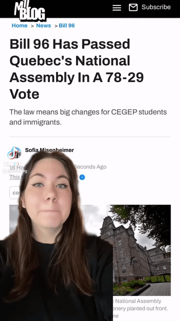 Bill 96 Has Passed Quebec's National Assembly In A 78-29 Vote | Flipboard